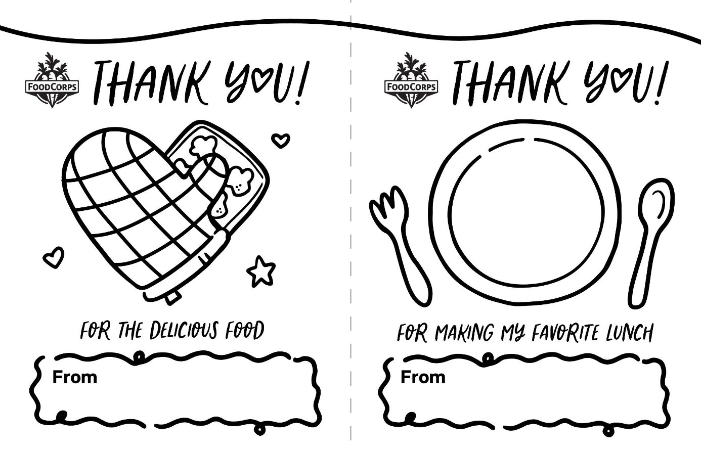 School Nutrition Appreciation Cards - FoodCorps